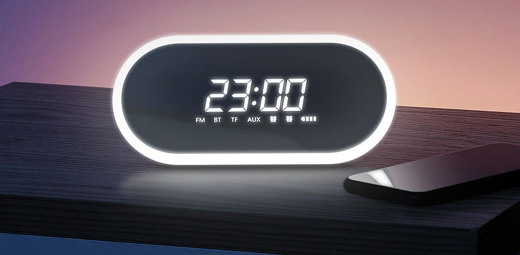 Baseus Encok E09 Wireless Bluetooth Speaker and Mirror Alarm Clock Buy ...