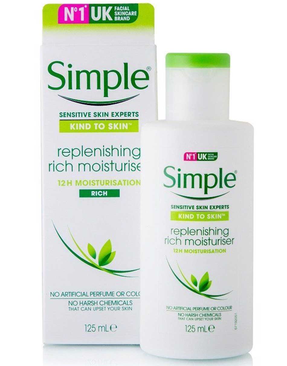 Simple Kind to Skin Replenishing Rich Moisturiser 125ml - Moisturizers