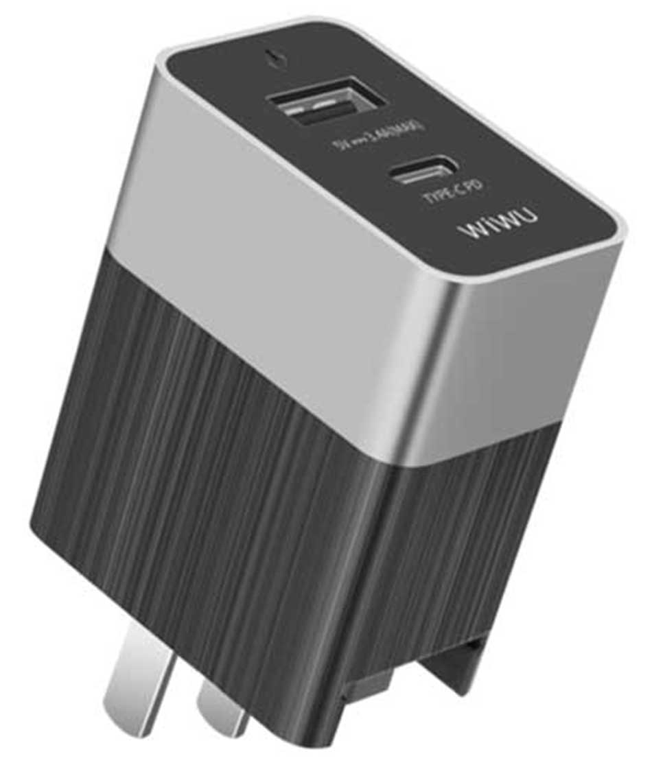 WiWU Power Delivery Dual Power Adapter With Lightning Cable - Cables ...
