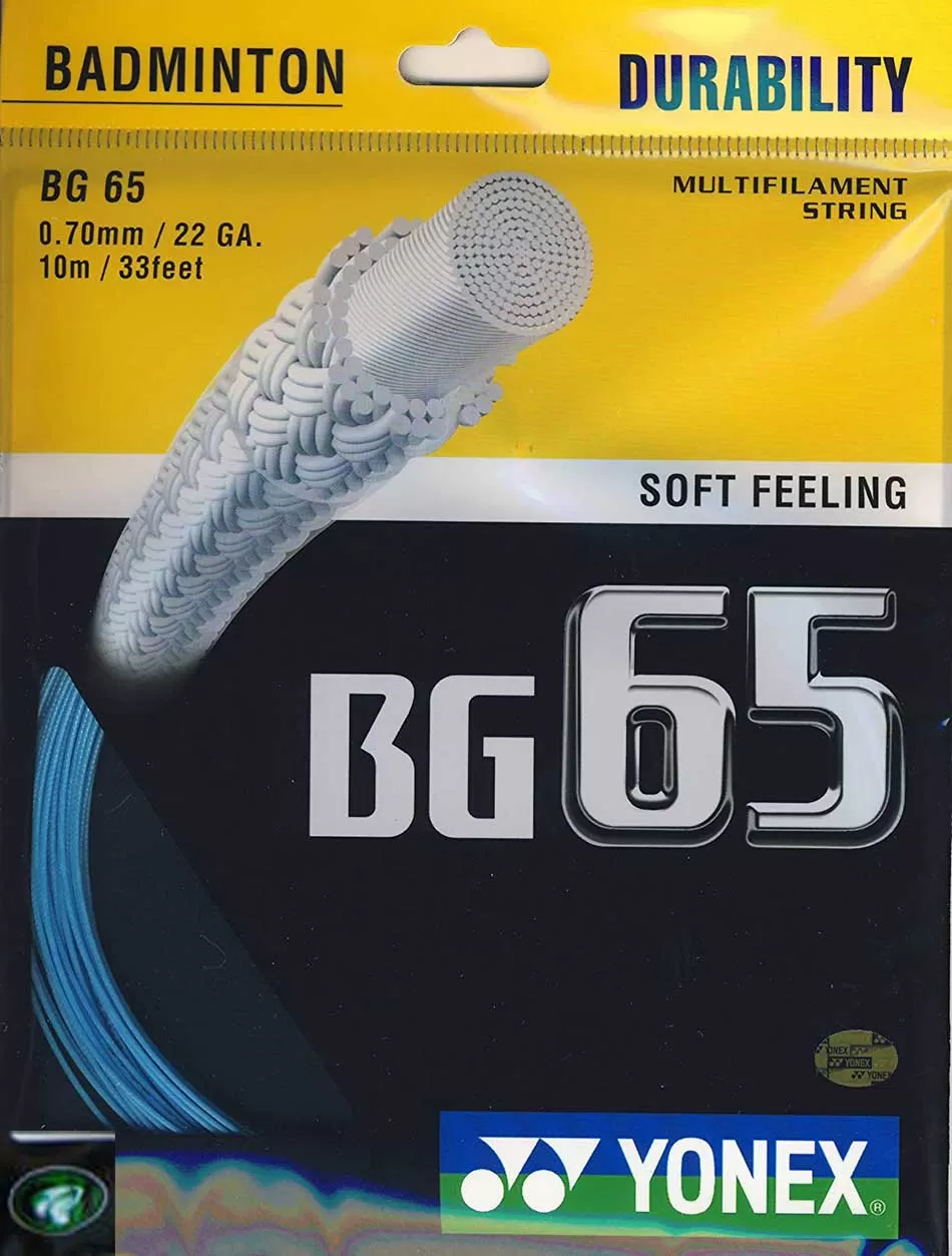 Yonex BG-65 Multicolor Badminton String - Sports & Fitness