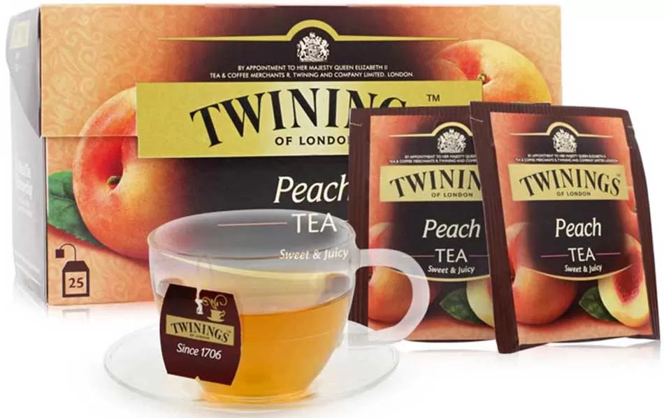 Twinings Peach Tea Bag 25Pcs