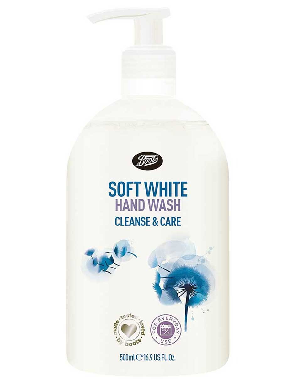Boots Soft White Hand Wash 500ml - Hand Sanitizers