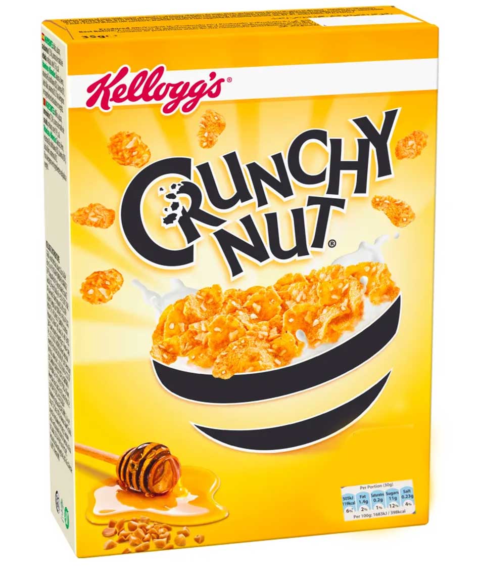 Kellogg's Crunchy Nut Corn Flakes Cereal 500g
