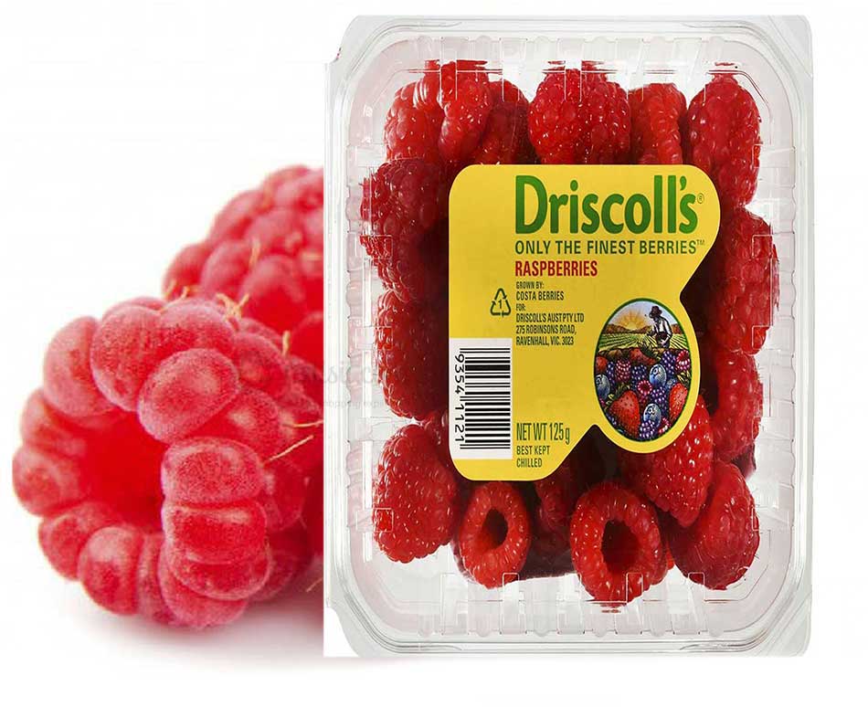 Driscolls Raspberry Fruits 125g - Food & Grocery
