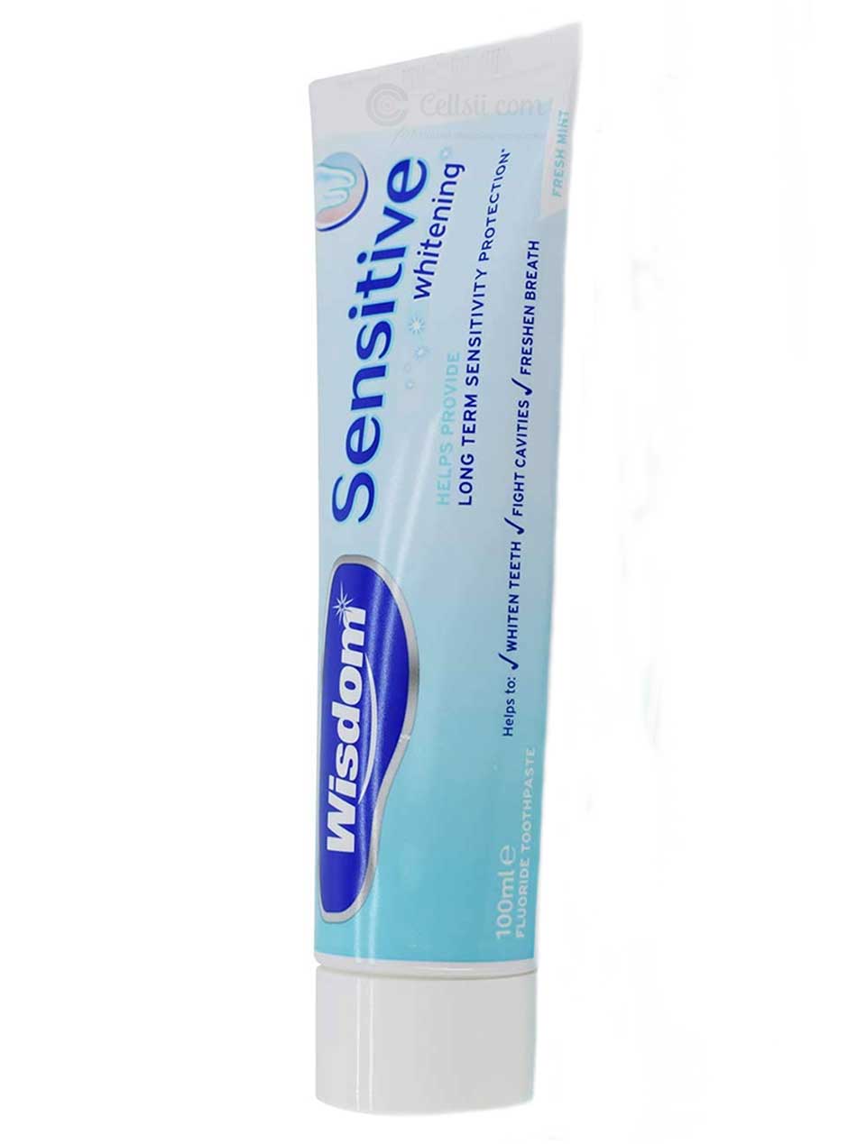 Wisdom Sensitive Whitening Toothpaste 100ml - Toothpastes