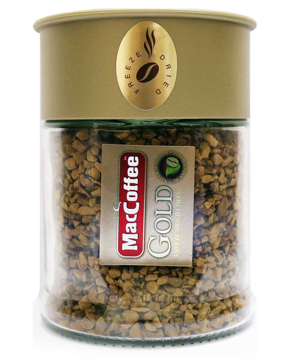 MacCoffee Gold Freeze Dried Coffee Jar 50g - Coffee