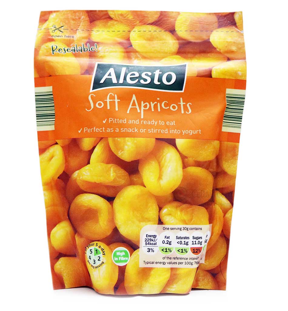 Alesto Soft Apricots 200g - Dry Fruits