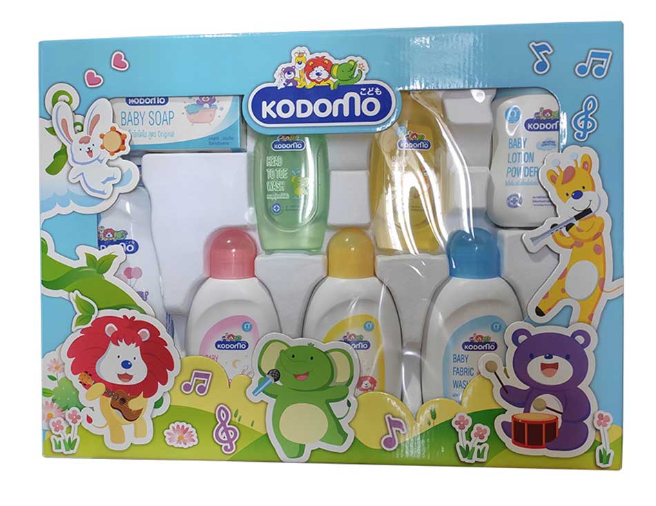 Kodomo Baby Gift Set Essential Large Bag 8pcs - Baby Gift Sets & Combo