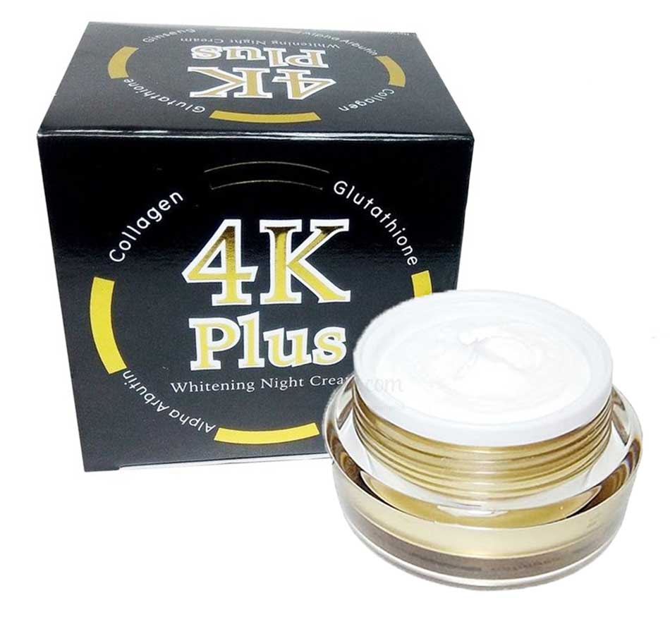 4K Plus Whitening Night Cream 15g -Skin Brightening
