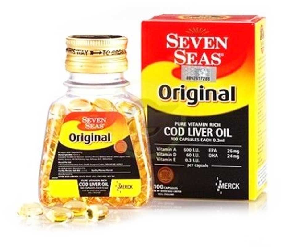 Seven Seas Original Cod Liver Oil 100 Capsules - Vitamins & Dietary ...