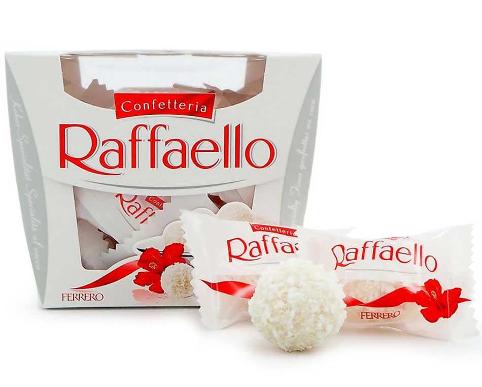 Confetteria Ferrero Raffaello 150g - Chocolates