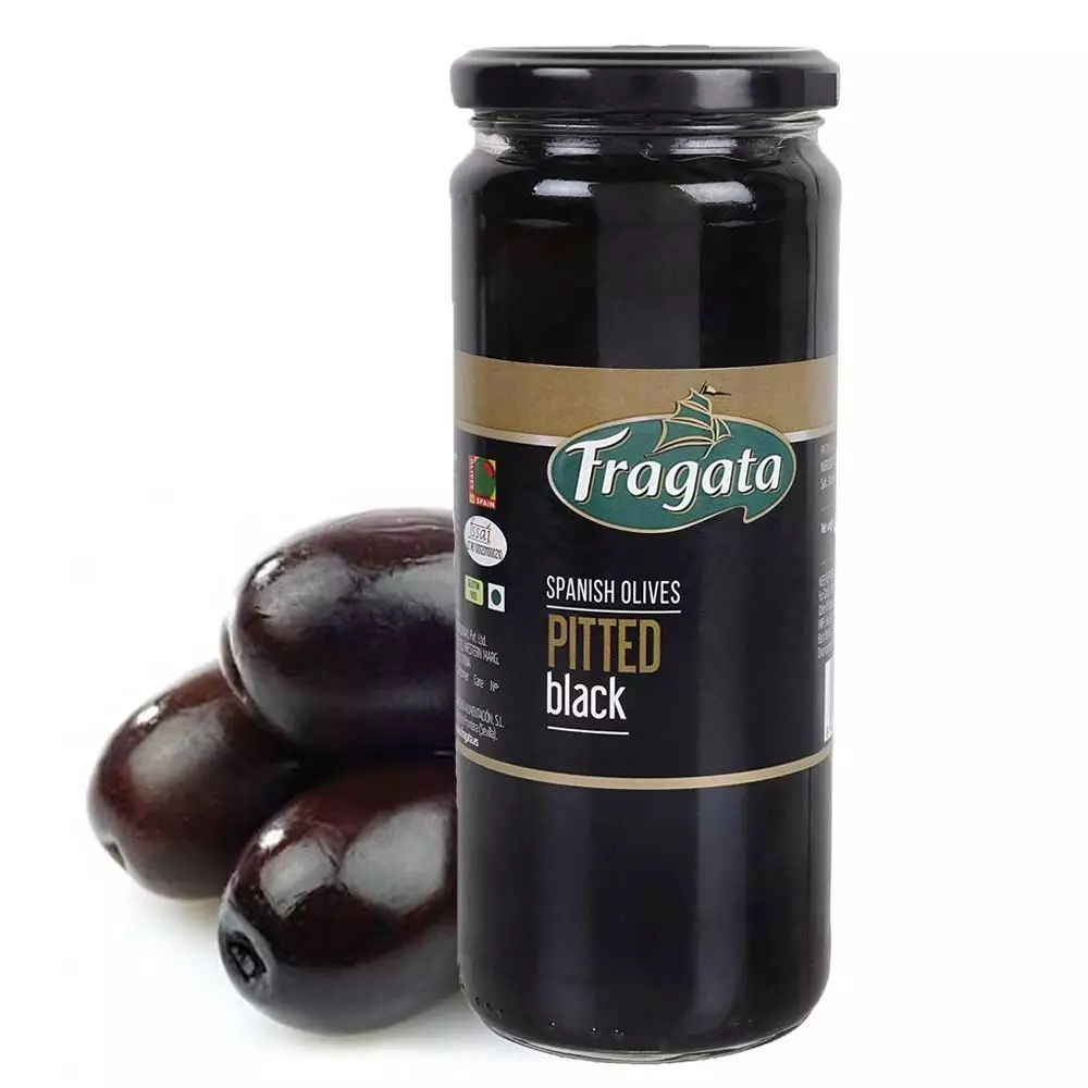 Fragata Spanish Pitted Black Olives 330g