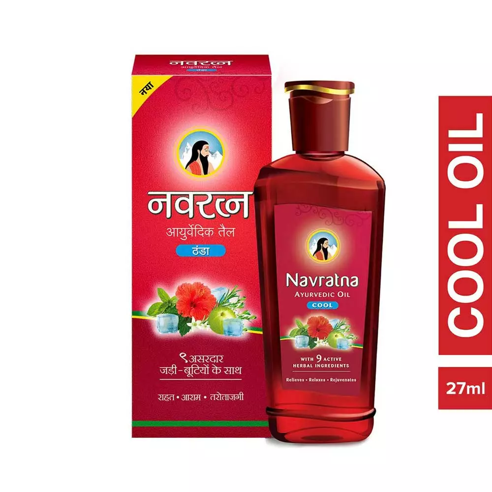 Navratna Cool Ayurvedic Hair Oil 27ml