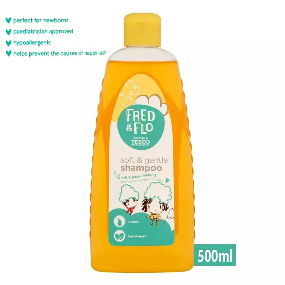 Tesco Fred & Flo Soft & Gentle Shampoo 500ml