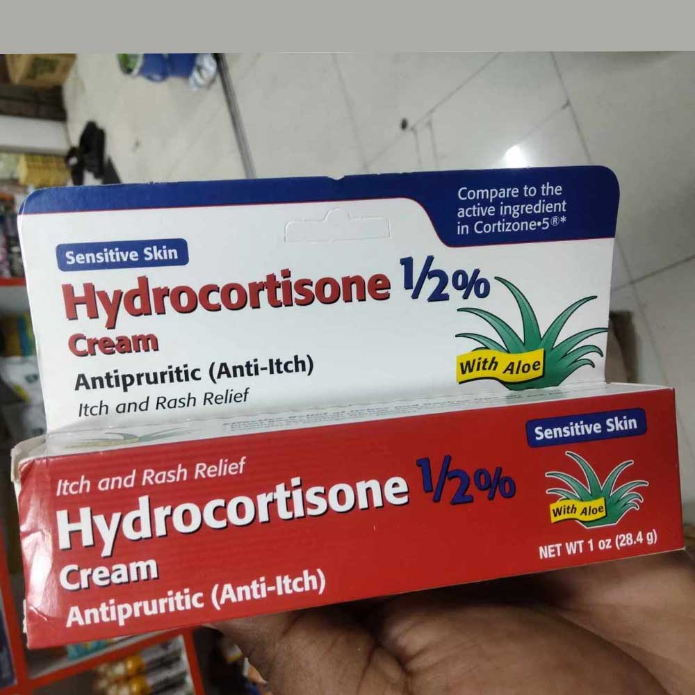 Hydrocortisone 1/2% Itch & Rash Relief Cream 28.4g