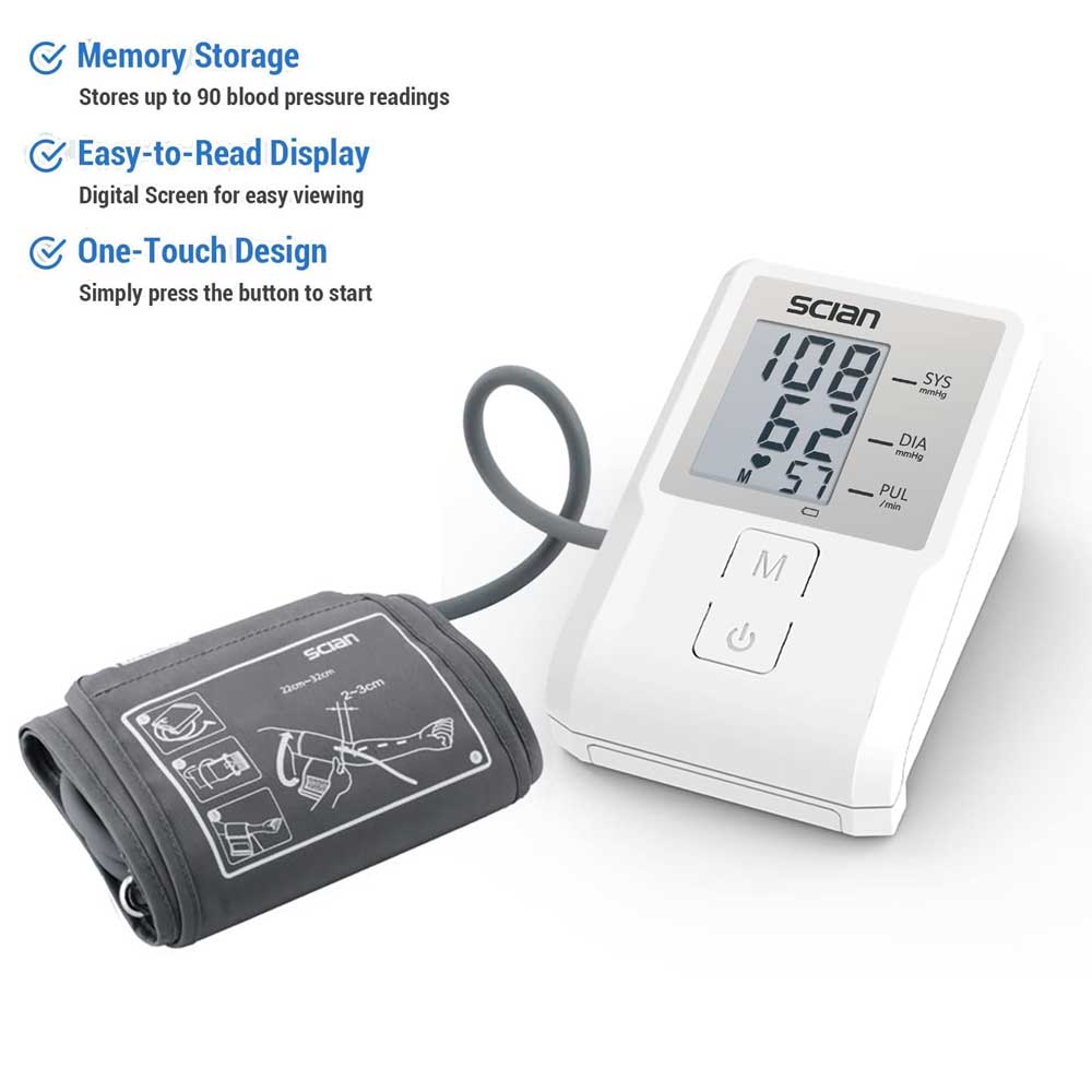 Scian Automatic Upper Arm Blood Pressure Monitor