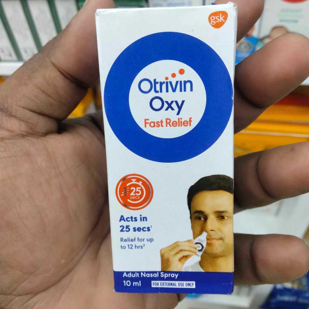 Otrivin Oxy Fast Relief Adult Nasal Spray 10ml