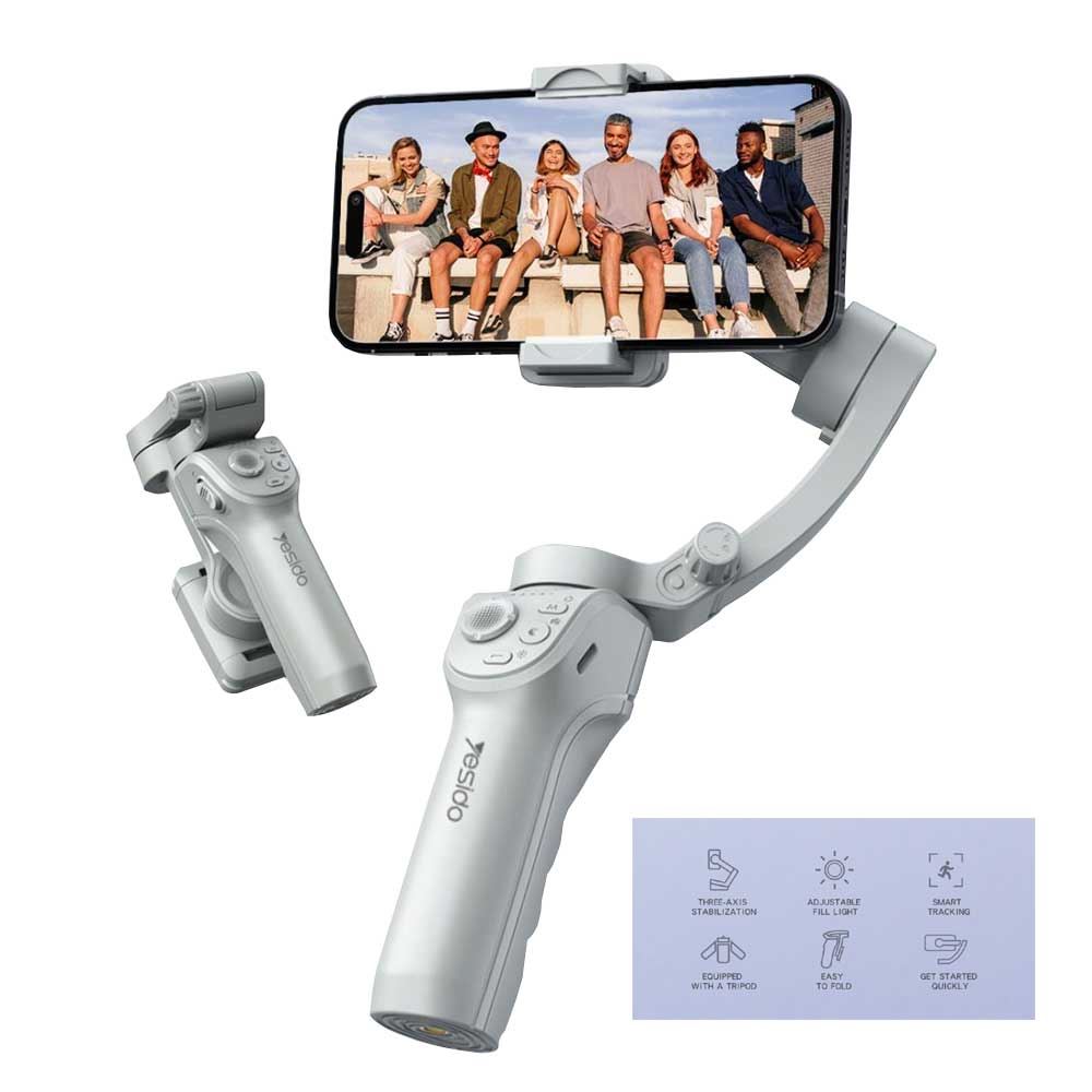 Yesido SF18 360 Ai Auto Face Tracking Handheld BT Mobile Gimbal Stabilizer