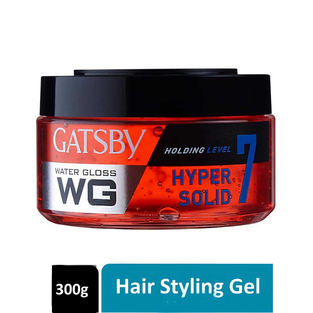 Gatsby Water Gloss Hyper Solid 7 Hair Gel 300g
