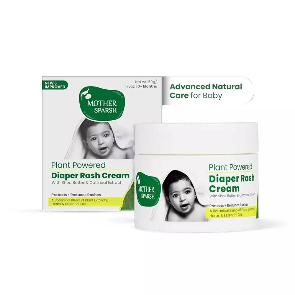 Mother Sparsh Plant Powered Diapar Rash Cream for Babies 50g