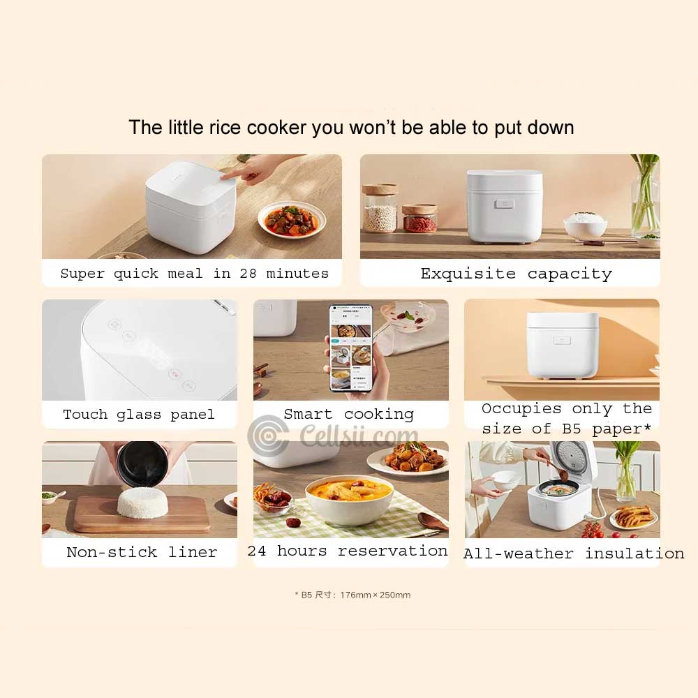Xiaomi Mijia Smart Multifunctional Rice Cooker 2 with Touch Control 1.5L