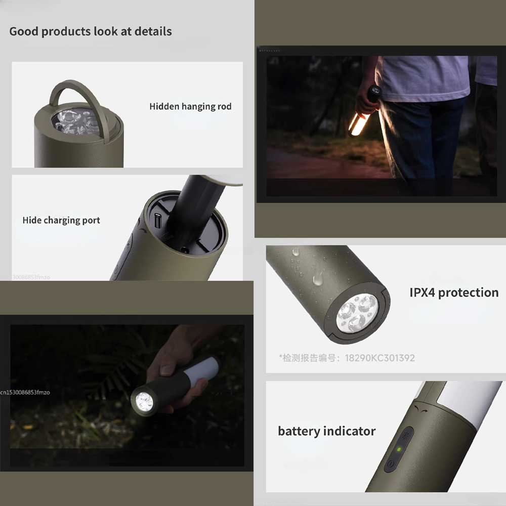 Xiaomi Nextool Wukong Multifunctional Lamp Camping Rechargeable Light