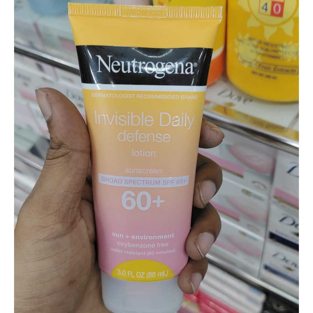 Neutrogena Invisible Daily Defense SPF60+ Lotion Sunscreen 88ml