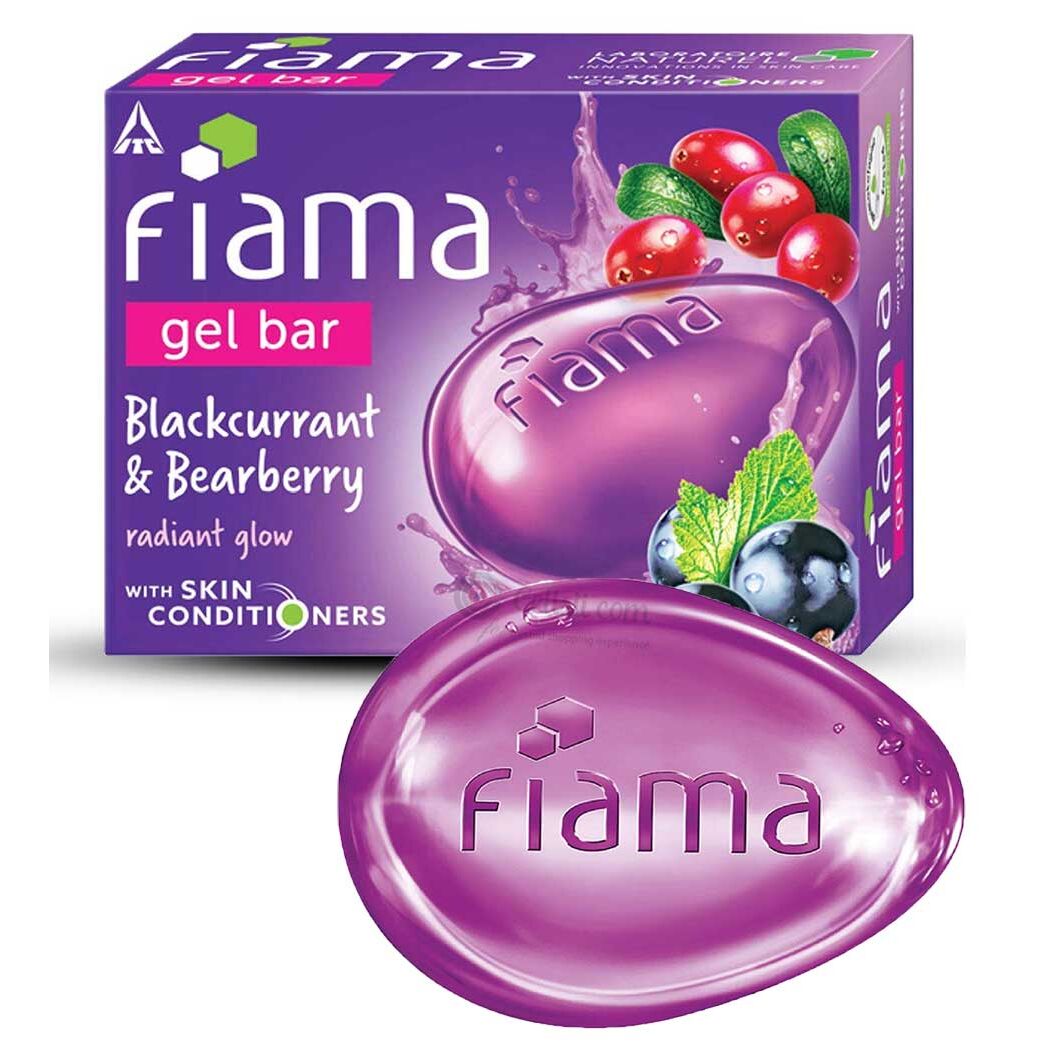 Fiama Blackcurrant & Bearberry Gel Bar Soap 125g -Soaps