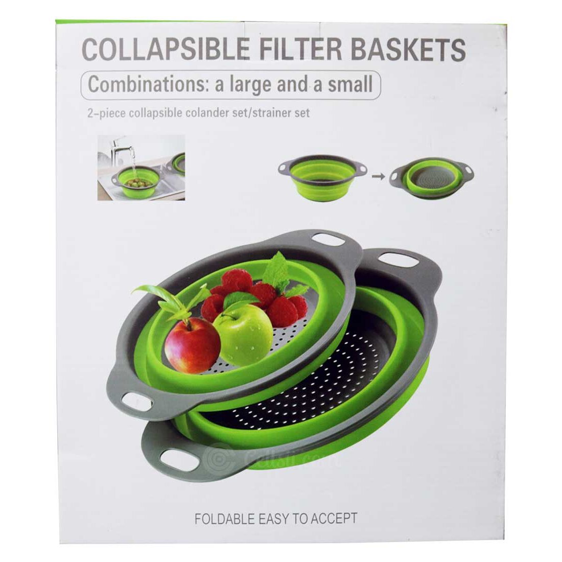 Collapsible Filter Baskets 2Pcs -Kitchen Appliances