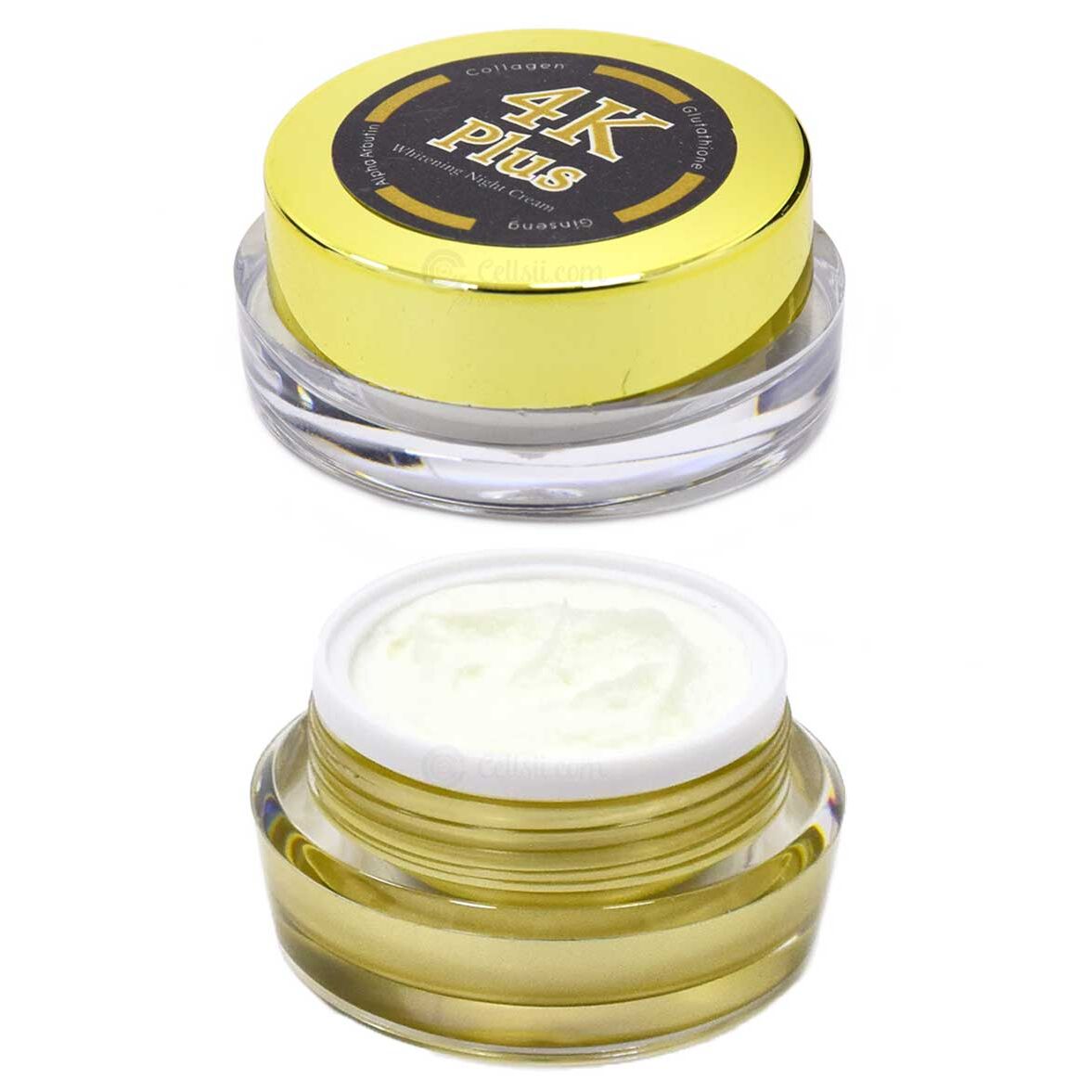 4K Plus Whitening Night Cream 15g -Skin Brightening