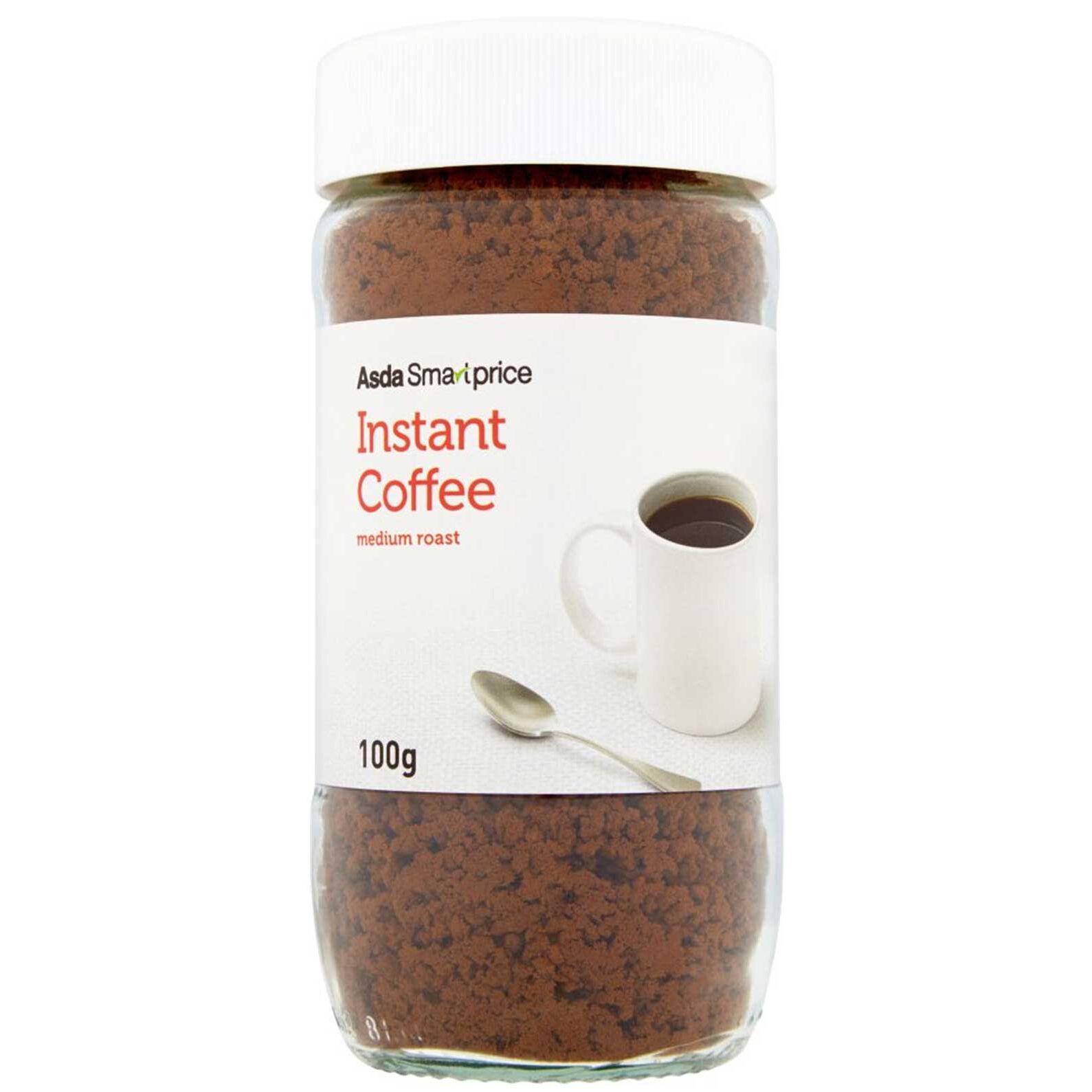 Asda Smart Price Medium Roast Instant Coffee 100g - Coffee
