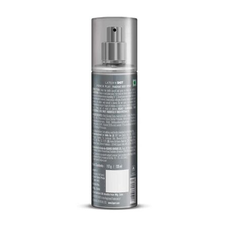 LaYer'r Shot Fragrant Powerplay Body Spray 135ml