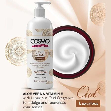 Cosmo Oud Luxury Perfumed Hydra Care Body Lotion 1000ml