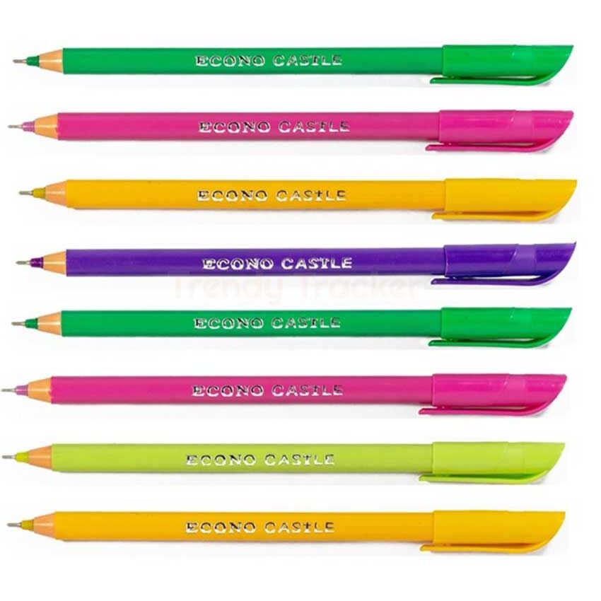 Castle Multi Color Ball Pen (20 Pcs) - Home & Office
