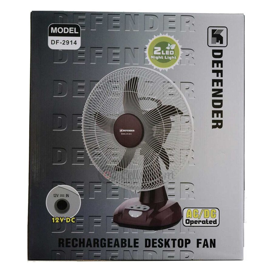 Defender DF-2914 Rechargeable Desktop Fan