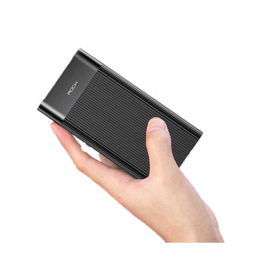 Rock PD P82 LED Digital Display Dual USB 18W Fast Charging 20000mAh ...