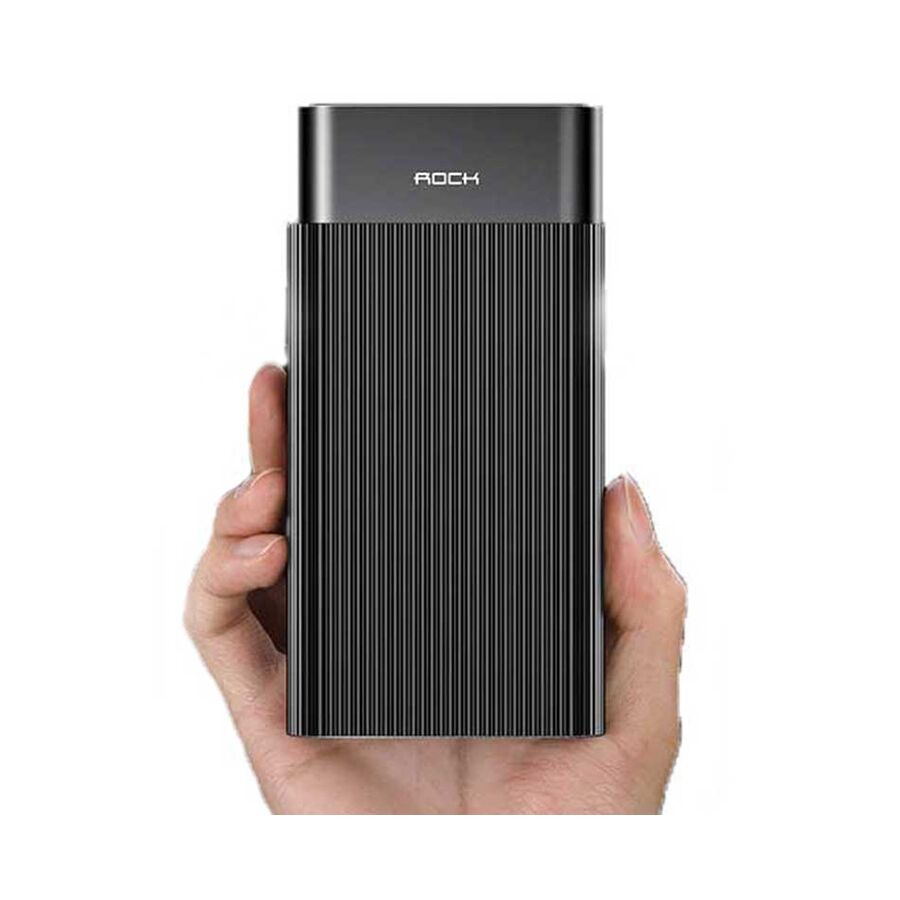 Rock PD P82 LED Digital Display Dual USB 18W Fast Charging 20000mAh ...