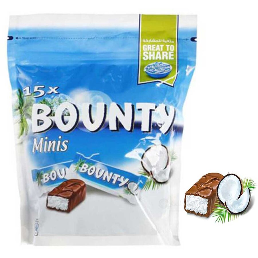 Bounty Minis Chocolate 427.5g - Dark Chocolates
