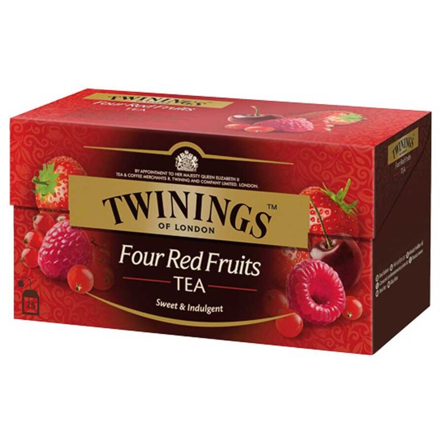 Twinings Four Red Fruits Tea 25 Sachets 50g