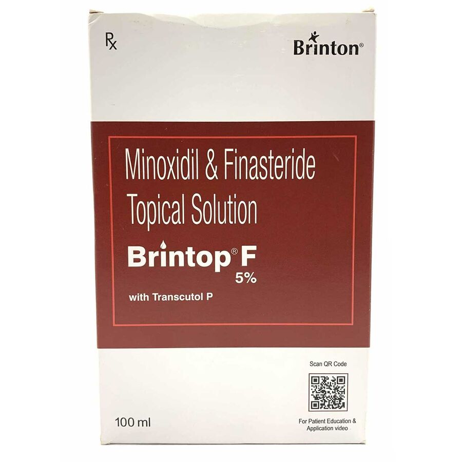 Brinton Brintop 5% Minoxidil & Finasteride Topical Solution 100ml ...