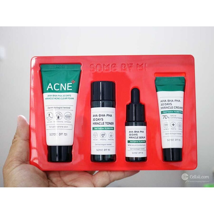 Some By Mi AHA-BHA-PHA 30 Days Miracle AC SOS Kit - Combo Offers