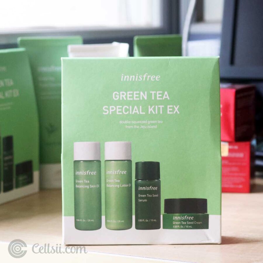 Innisfree Green Tea Special Kit EX Set 4Pcs