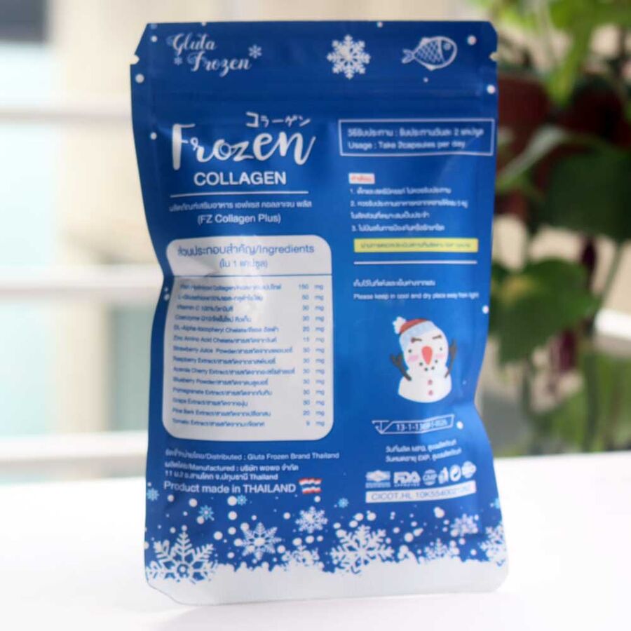 Frozen Collagen 2 in 1 Whitening X10 Capsules 60Pcs