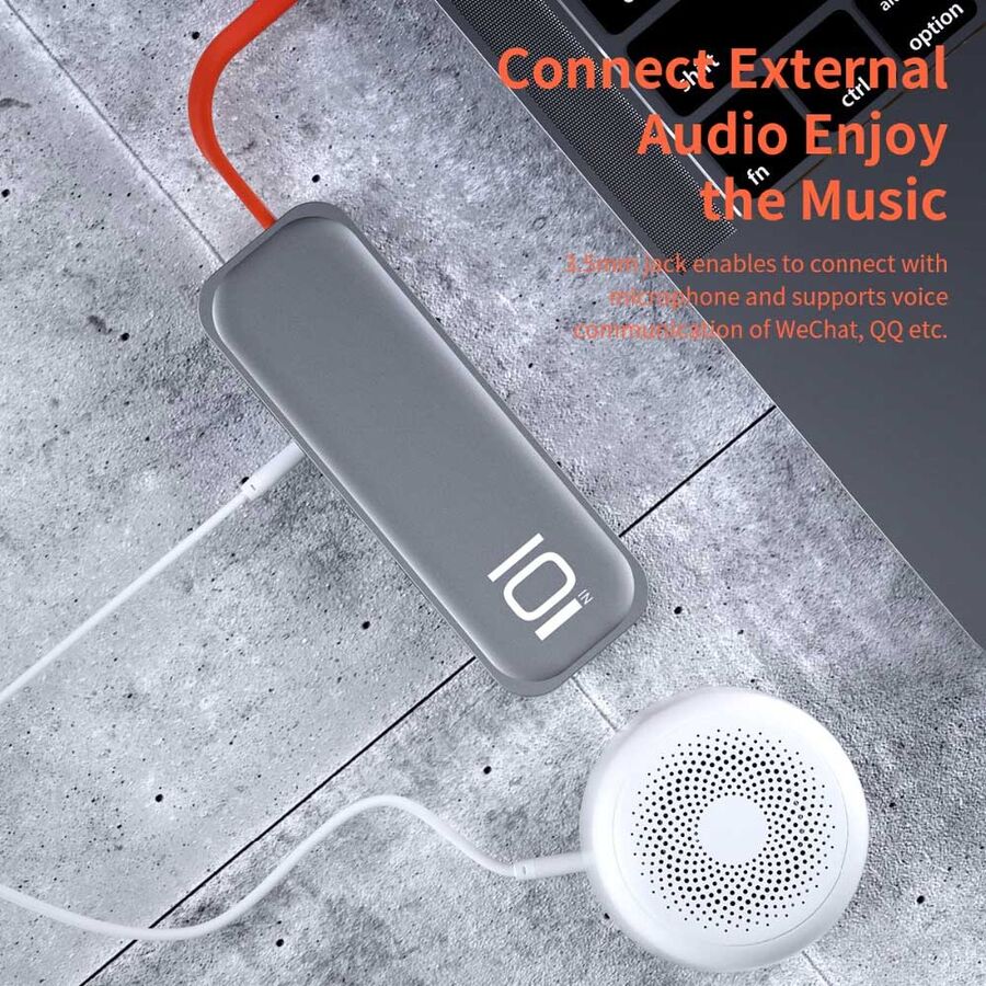 Rock TR01 10 in 1 Type-C To HDMI + VGA Multifunctional HUB Adapter