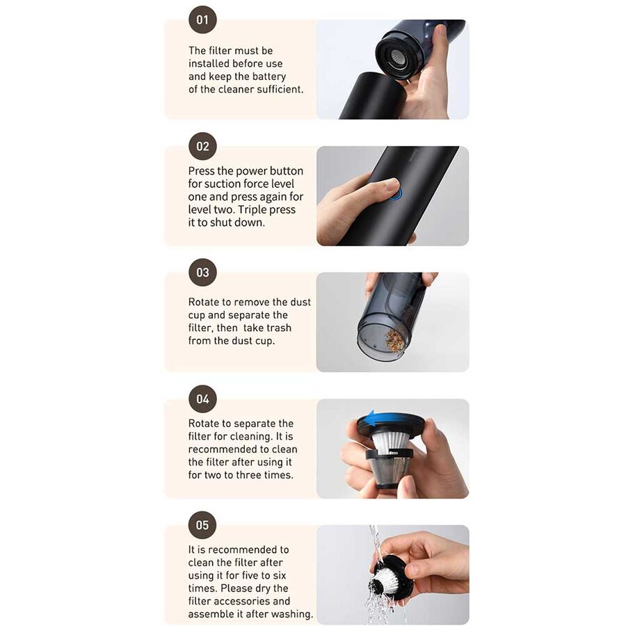 Baseus H5 Home Use Wireless Vacuum Cleaner