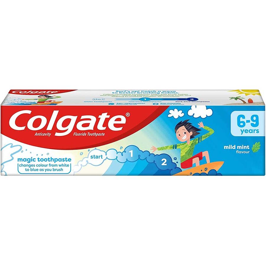 Colgate Mild Mint Flavour Magic Kids Toothpaste 6-9 Years 75ml
