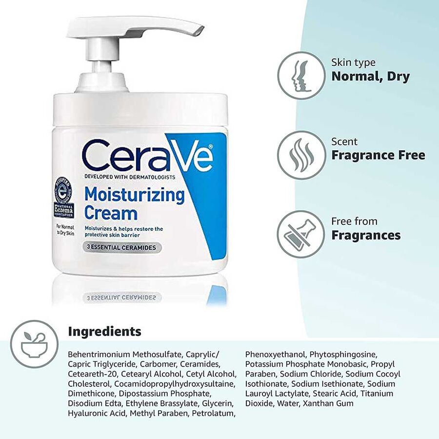 Cerave Moisturizing Cream with Pump 453g