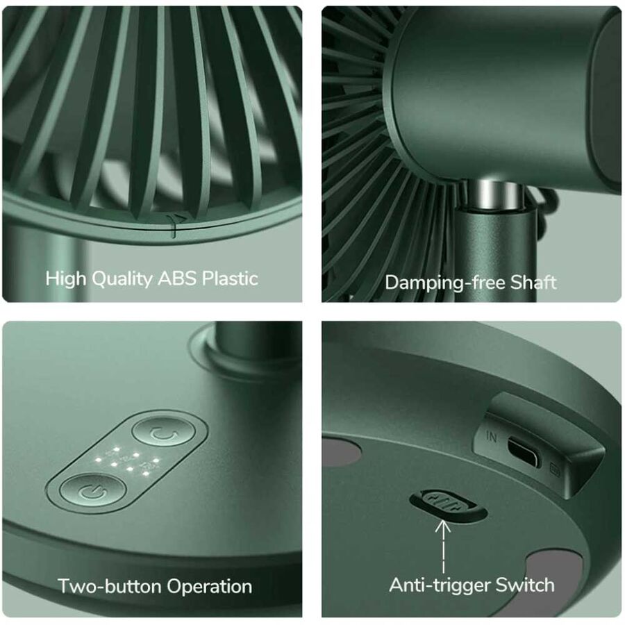 Jisulife Fa13/Fa13x Extendable Auto Rotating Desk Fan
