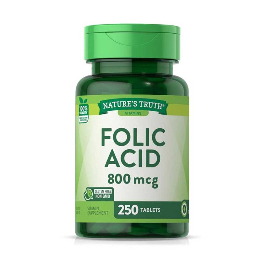 Nature's Truth Folic Acid 800 mcg 250 Tablets