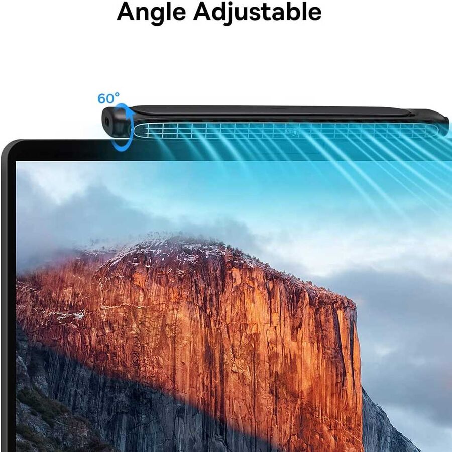 Baseus Refreshing Monitor Clip-On & Stand-Up Desk Fan